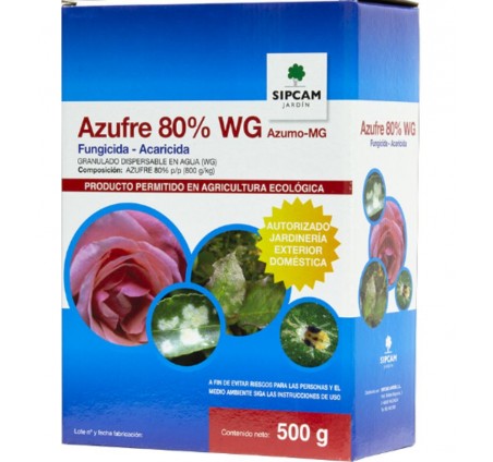 Azufre 80% WG mojable Microsol de 500gr